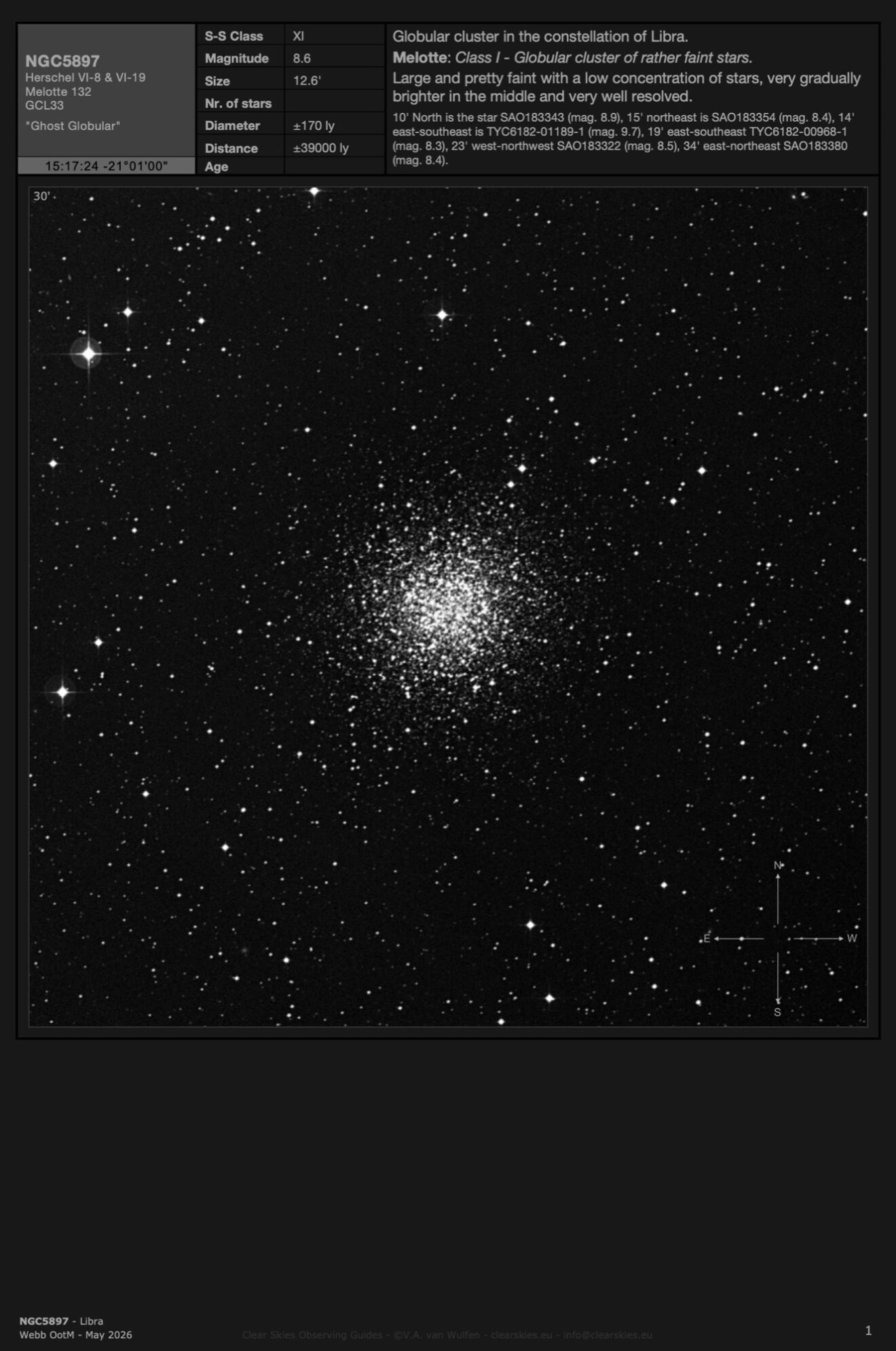 Clear Skies • the Webb Deep-Sky Society's Objects of the Month in the ...